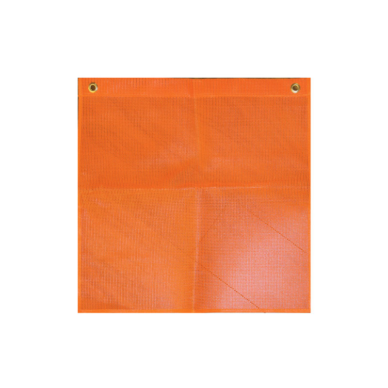 18″ x 18″ | Fluorescent Mesh Safety Flag | with Brass Grommets ...