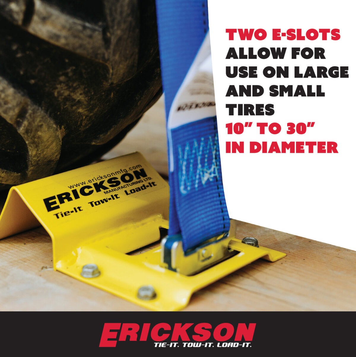 Wheel Chock | and Strap Kit – Erickson Manufacturing